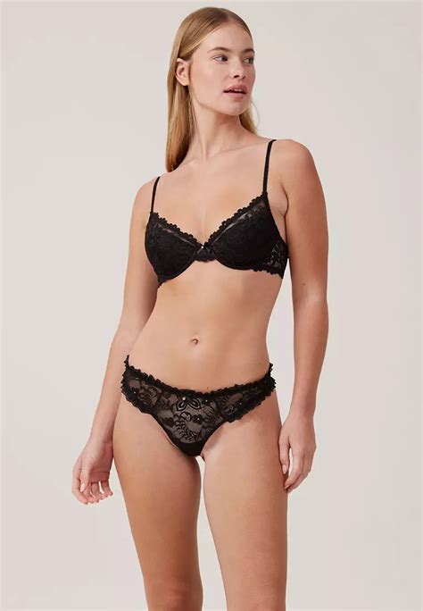 Jual Cotton On Body Butterfly Lace Lightly Lined Bra Original 2024