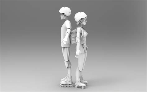 Tkclef Theonel Skate With The Crew Character Animation Models