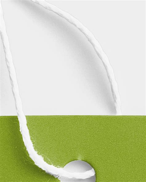 Green Label With Hanging String Custom Scene