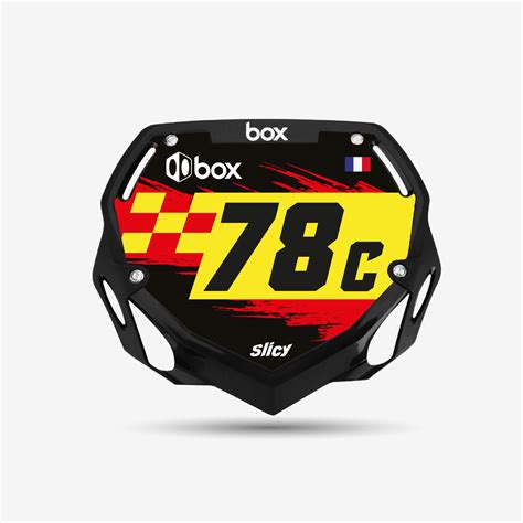 Custom Bmx Number Plate Box Two Pro