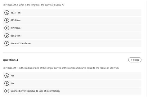 Solved PROBLEM A Simple Curve CURVE Is Connected To A Chegg