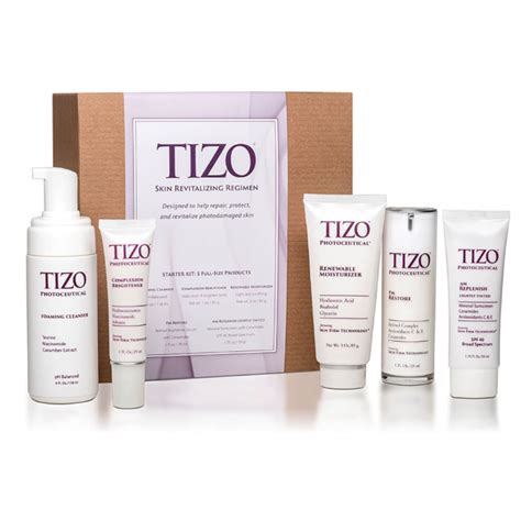 Набор для защиты и восстановления TIZO Skin Revitalizing Regimen Kit ...
