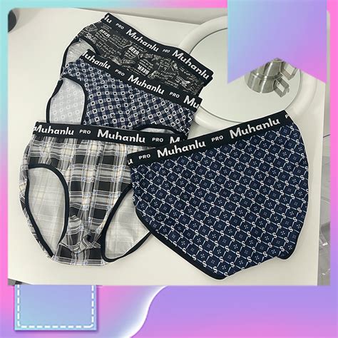 กางเกงในชายสไตล์เกาหลี ใส่สบาย ผ้านิ่มมาก เนื้อผ้ายืดยุ่นได้ดี ฟรีไซร์ เอว 28 44 นิ้ว รุ่น 3102