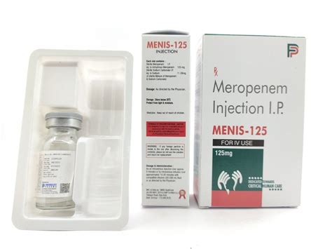 Menis 125 Mg Meropenem Injection Ip At ₹ 280 Vial In Jhansi Id