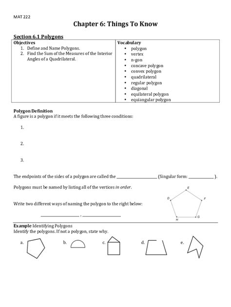fillable online vocabulary on polygons angles in a fax email print