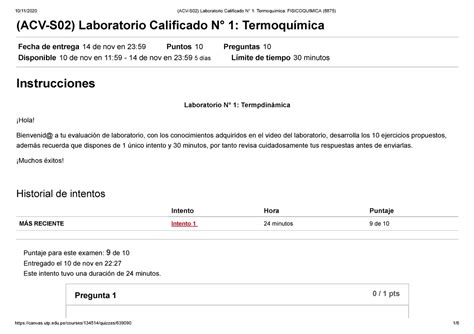 ACV S02 Laboratorio Calificado N 1 Termoquímica Fisicoquimica 8875