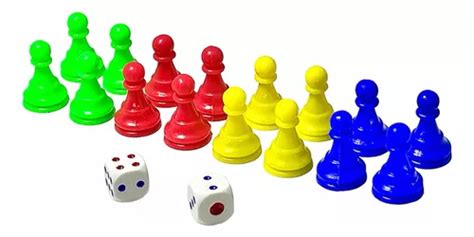 16 Fichas Imantadas Parqués X 4 Puestos 2 Dados Juego Mesa Cuotas
