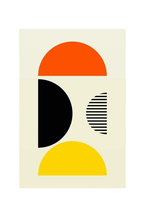 Abstract Geometric Bauhaus Wall Art Decoration Poster Vector Art At Vecteezy