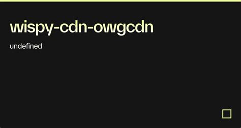 Wispy Cdn Owgcdn Codesandbox