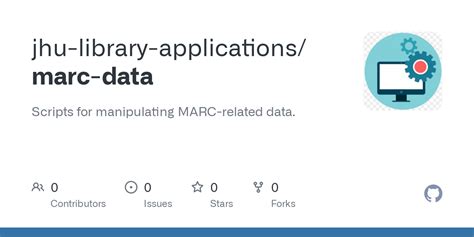 Github Jhu Library Applicationsmarc Data Scripts For Manipulating Marc Related Data