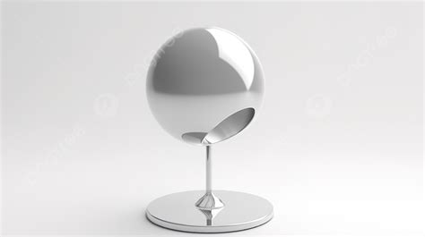 스탠드에 실버 구체 흰색 배경에 고립 된 3d 그림 Wobbler 모형 고화질 사진 사진 배경 일러스트 및 사진 무료 다운로드 Pngtree
