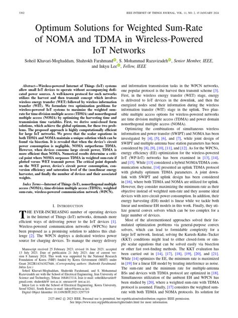 optimum solutions for weighted sum rate of noma and tdma in wireless
