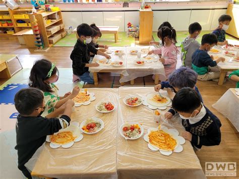 어도초병설유치원 요리활동 피자만들기 활동 실시 Dwbnews 장애인복지뉴스
