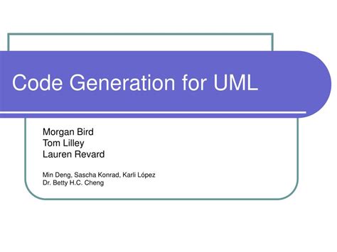 PPT UML State Diagram To EC Code Generator Practical Quantum Programming Tool PowerPoint