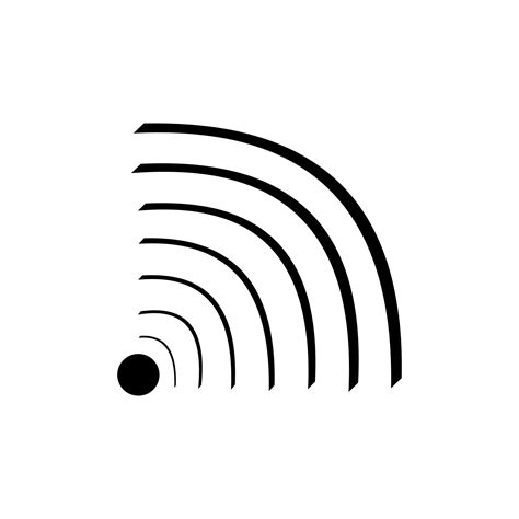 Wifi Signal Vector Icon On White Background 11508039 Vector Art At Vecteezy
