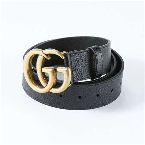 Gucci Gucci グッチ Double G Buckle Textured Leather Belt ダブルgバックルレザーベルト