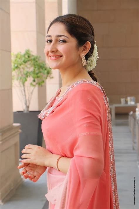 Sayyeshaa Saigal At Kadaikutty Singam Success Meet South Indian Actress
