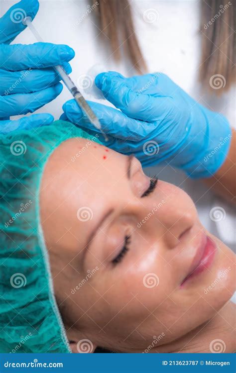 Prp Or Platelet Rich Plasma Cosmetic Face Treatment Stock Image Image