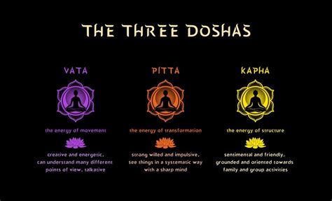 Premium Vector Ayurvedic Dosha Types Infographic Poster