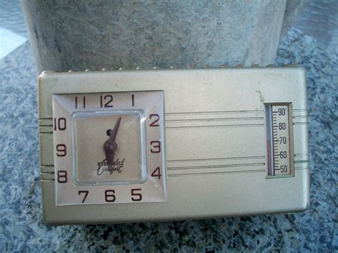 On Sale Honeywell Clock Thermostat Retro Art Project Clock