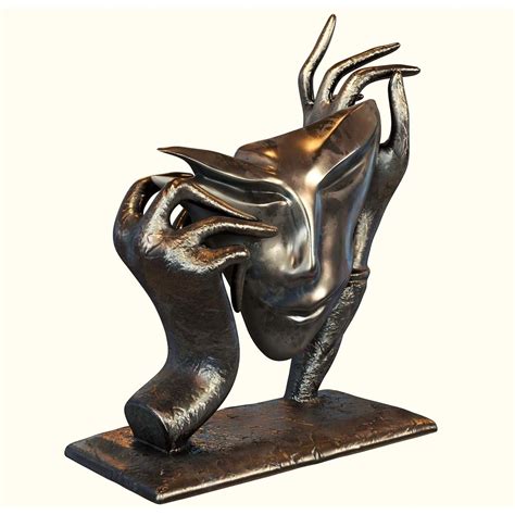 Sculp Mask And Hand 3d Model 3d Printable Cgtrader