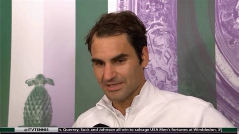 Roger Federer Post Match Interview Wimbledon R1 Youtube