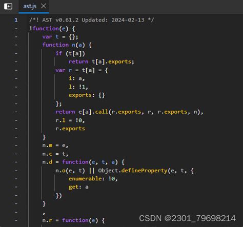 ast js是什么 ast js CSDN博客