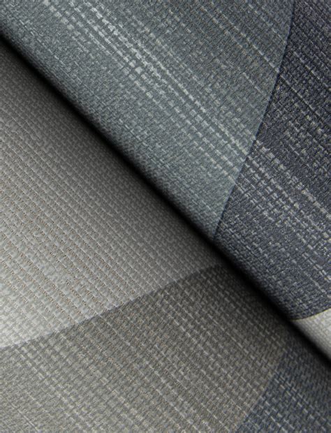 4141 27109 Winslow Slate Geometric Faux Grasscloth Wallpaper By A