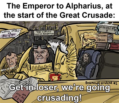 The Emperor To Alpharius At The Start Of The Great Crusade Emperor