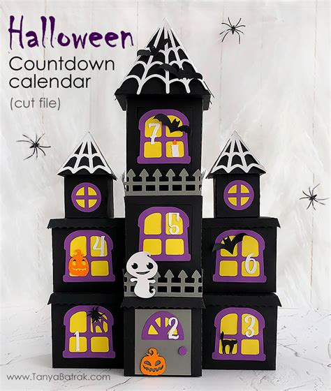 Diy Halloween Countdown Calendar Haunted Mansion