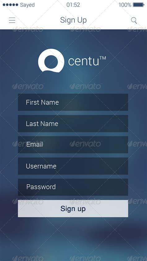 Phone OS Style App UI Web Elements GraphicRiver