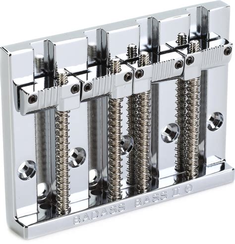 Leo Quan Badass Ii 4 String High Mass Bass Bridge Chrome Sweetwater