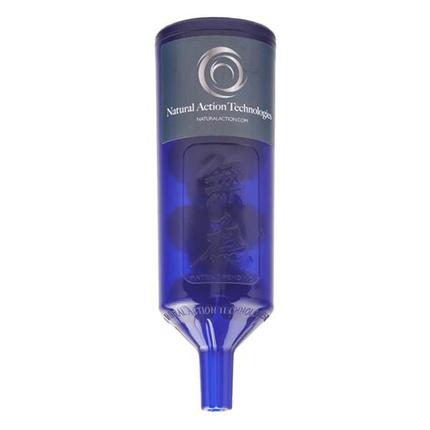Cobalt Blue Portable Structured Water Revitalizer Unit Dynamically