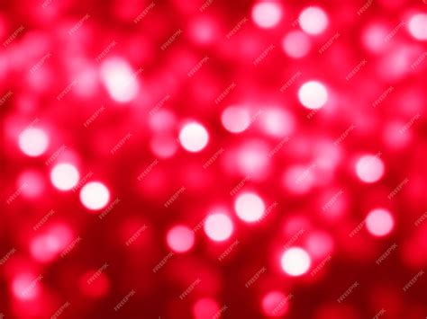 Premium Photo Abstract Background With Red Bokeh Effect