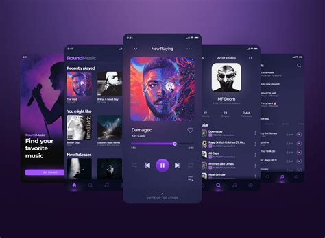 Music Player App Ui Design Behance