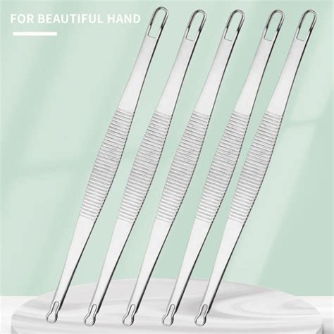 ZLL 1ชิ้นเข็มดูดสิวหัวคู่ทำความสะอาดสิวหัวดำที่จุดสิวเครื่องมือดูแลผิว ...