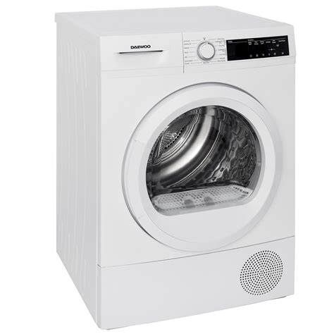 Сушилня Daewoo DDR-VH9A, Термопомпа, 9 кг, Клас A+++, Anti-Crease, Бял ...