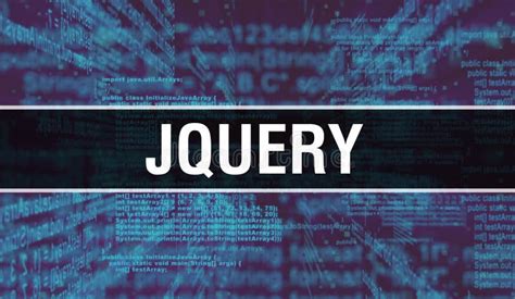 Jquery With Digital Java Code Text Jquery And Computer Software Coding