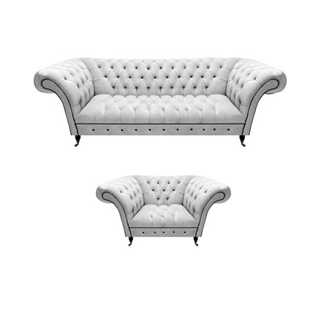 Jvmoebel Chesterfield Sofa Wohnzimmer Set Sofa Dreisitze Chesterfield