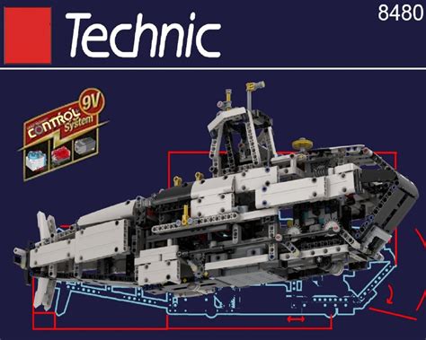 Lego Moc Submarine Again 8480 Model B By Msk6003 Rebrickable