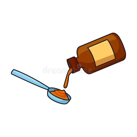 Botella De Jarabe Vector Iconcolor Icono Vector Aislado En Frasco De Fondo Blanco De Jarabe