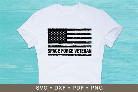 Space Force Veteran Flag Svg Graphic By Digitalgraphicsbox · Creative