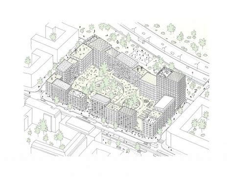 松德比贝里混合住区方案设计elding oscarson 建筑丨竞赛丨奖项 foldcity FoldCity