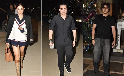 Pics Malaika Arora Ex Husband Arbaaz Khan And Son Arhaan S Get Together