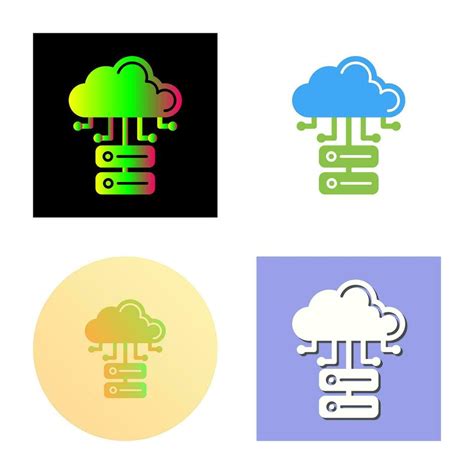 Cloud Database Vector Icon 31148041 Vector Art At Vecteezy