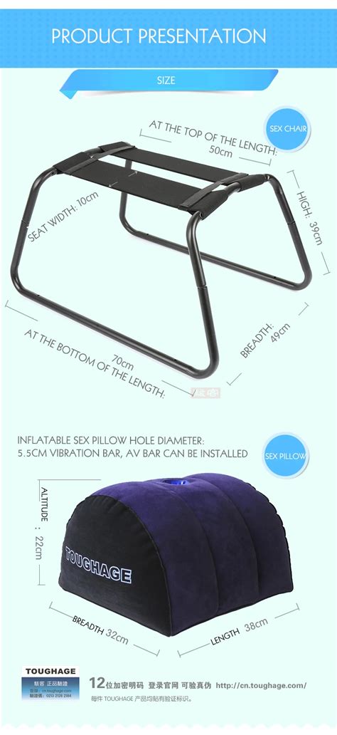 Sex Furnitures Toughage Sex Chair With Inflatable Sex Pillow Sexual