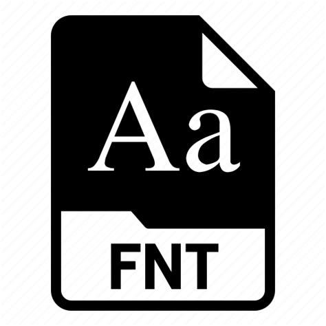 document file fnt format icon download on iconfinder