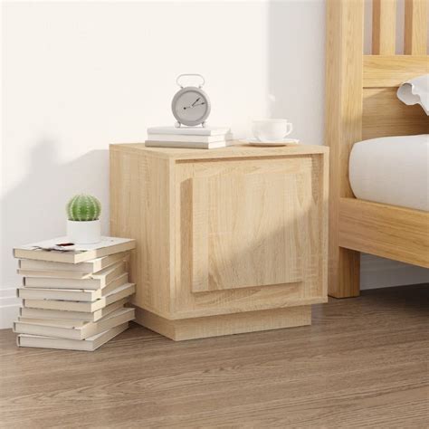 vidaXL Szafka nocna dąb sonoma 44x35x45 cm materiał drewnopochodny