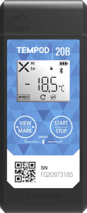 TempSen Tempod B Bluetooth Temperature Data Logger