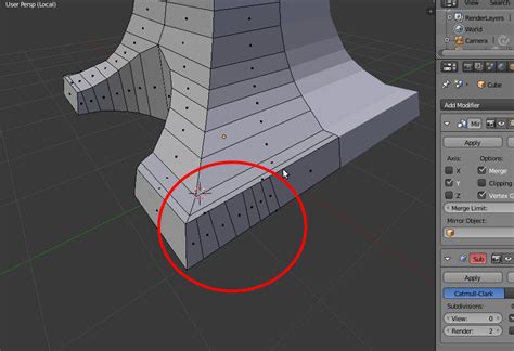Subdivision Surface Cant Get The Sub Surf Right Blender Guru